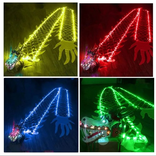 Children's Fitness Dragon Dance with Dragons Props Shining Dragon ...