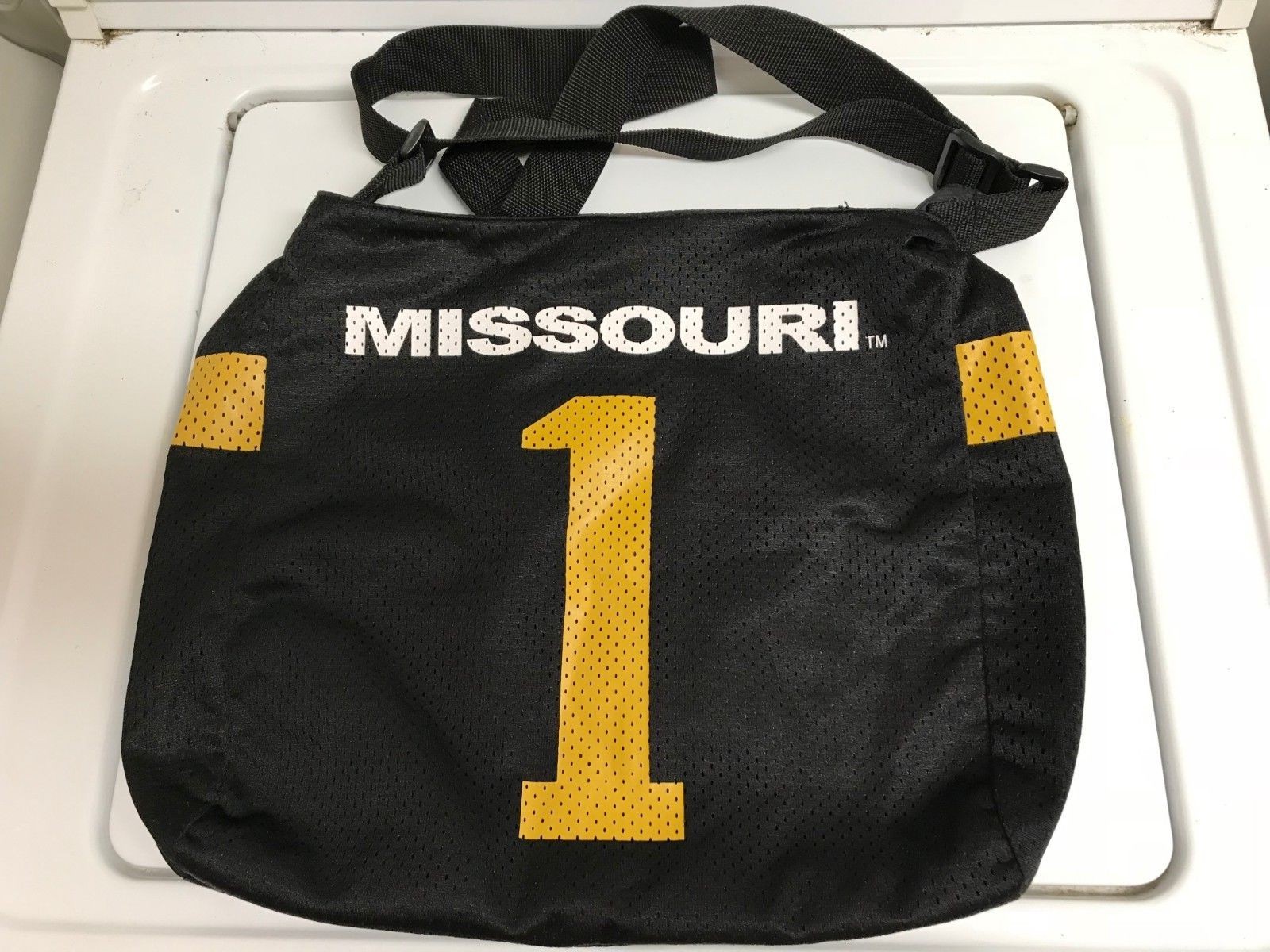 Mizzou Tigers black NCAA University of Missouri #1 BAG (made by ...