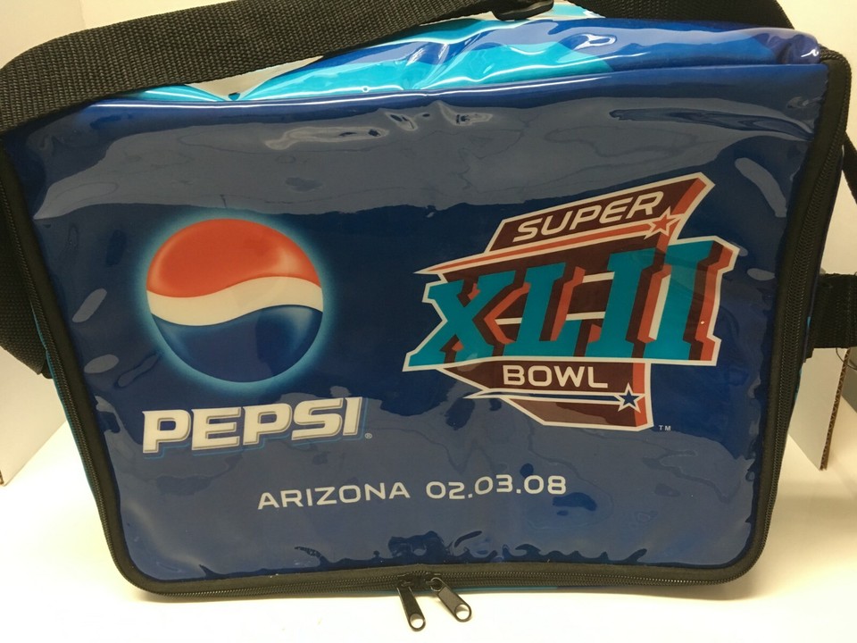 Pepsi SUPER BOWL XLII New England Patriots vs NY Giants Sodas Beer Ice ...