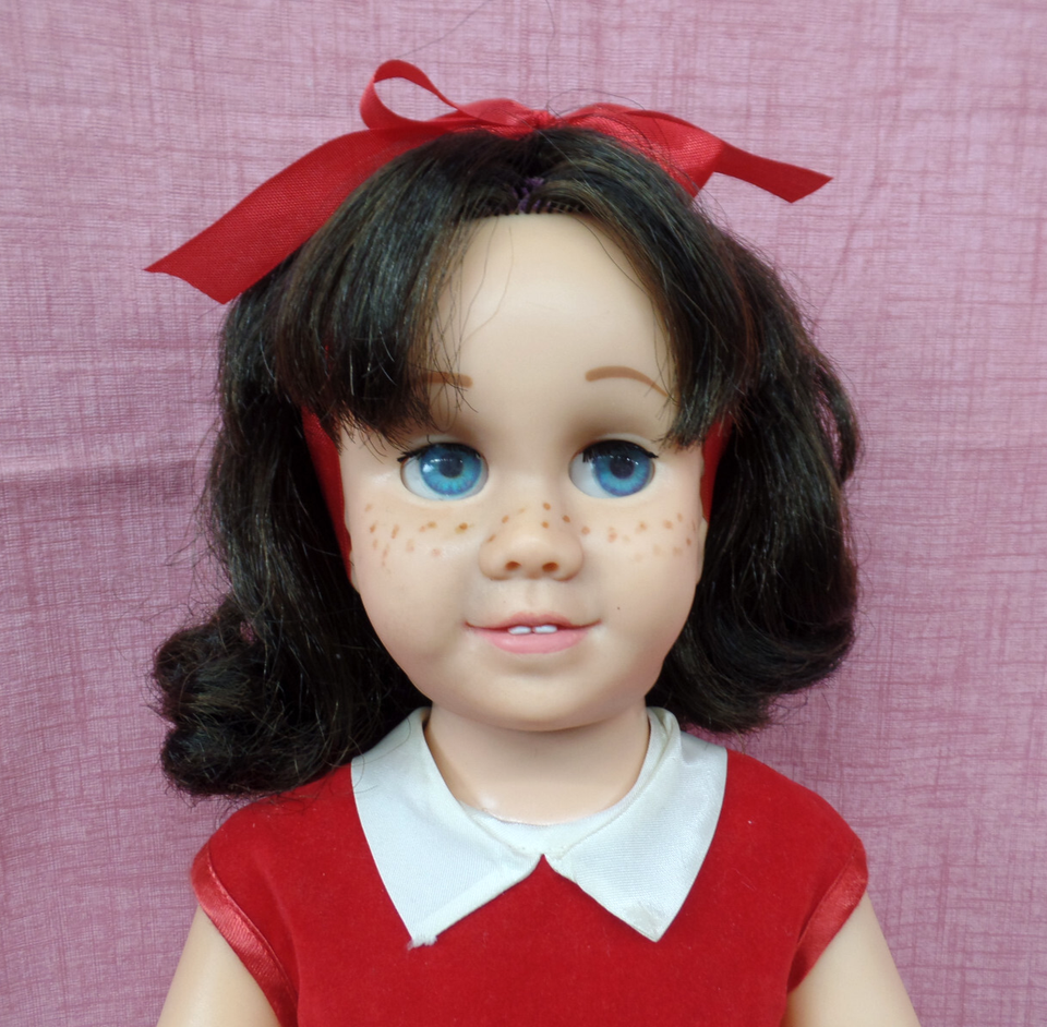 Vintage Mattel Chatty Cathy Doll Brunette blue Eyes Original Clothes ...