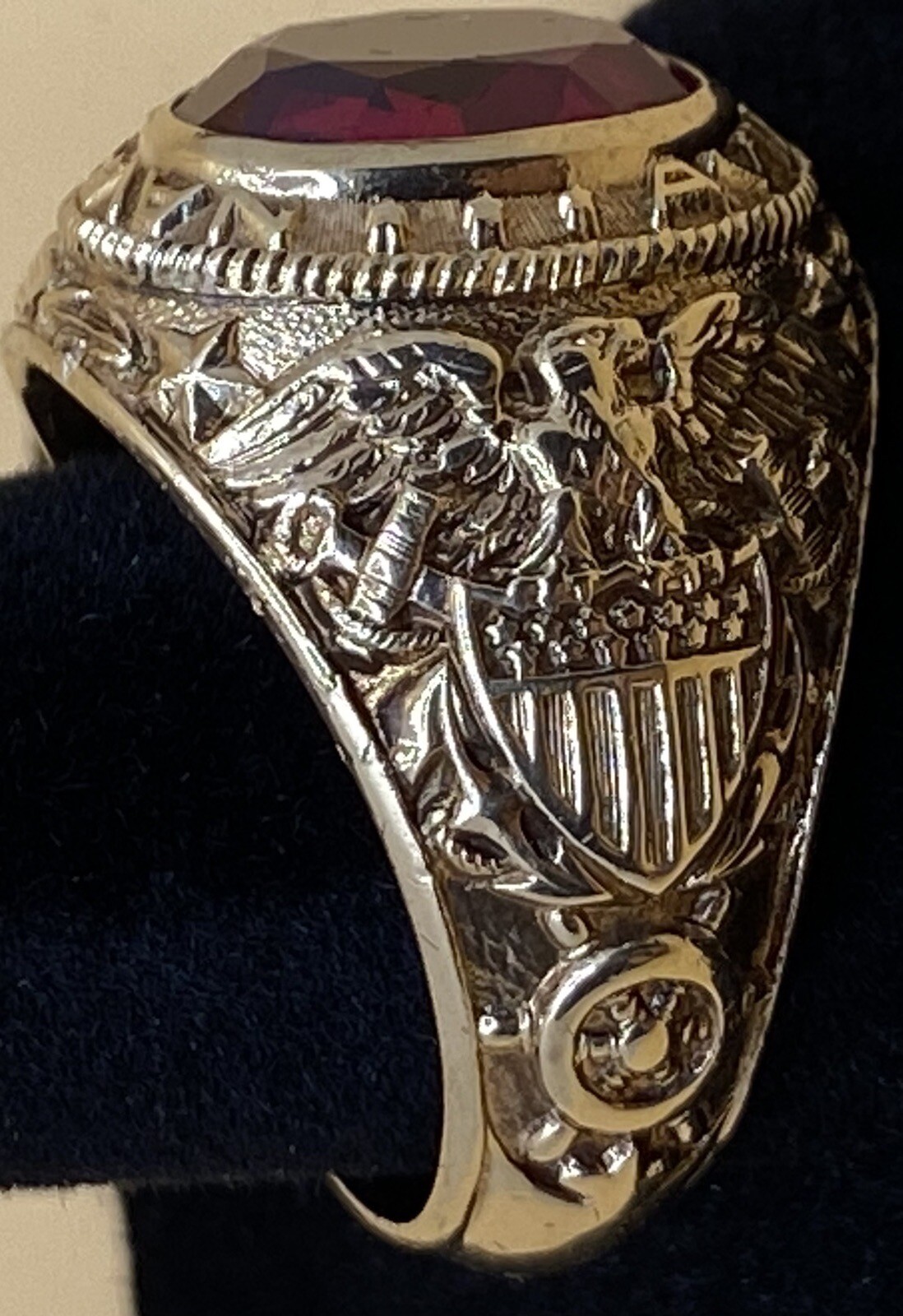 WWII 1943 US Naval Aviator CC NAS Balfour 10k gold s… - Gem