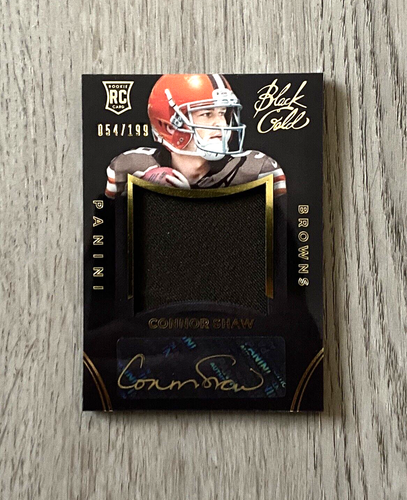 2014 Panini Black Gold Jersey Autograph | Connor Shaw RC | /199 | #RAU ...