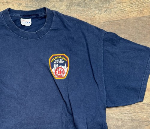 Vintage Fire Department New York Tee Keep Back 200 Ft FDNY XL 22x30 ...
