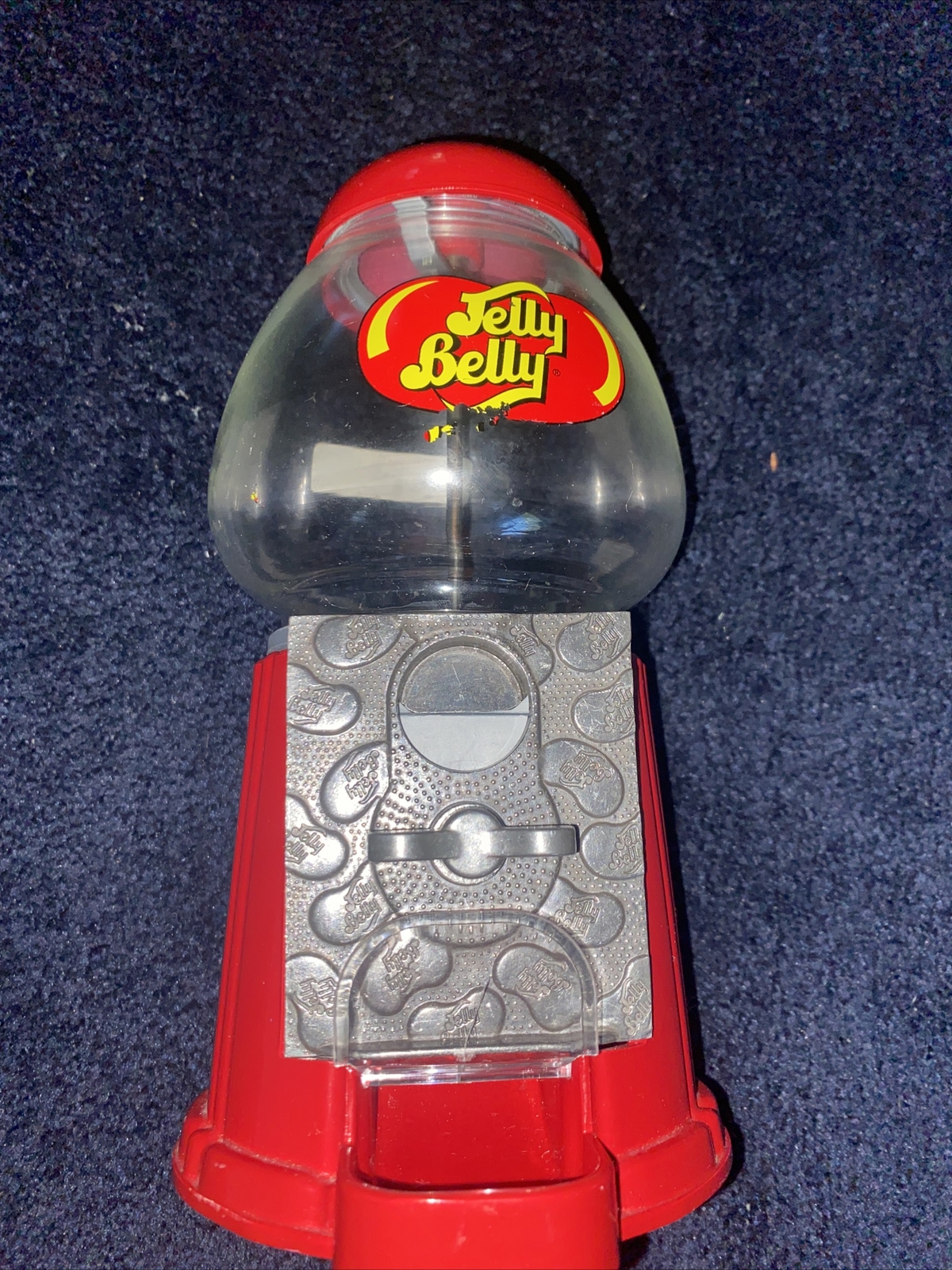 Jelly Belly Mini Bean Machine Candy Dispenser Bank Die Cast Metal w ...