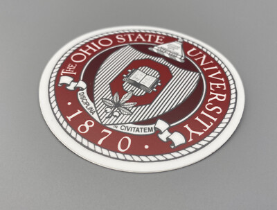 Ohio State Buckeyes Vintage Seal University Vinyl Outdoor Indoor Laptop ...
