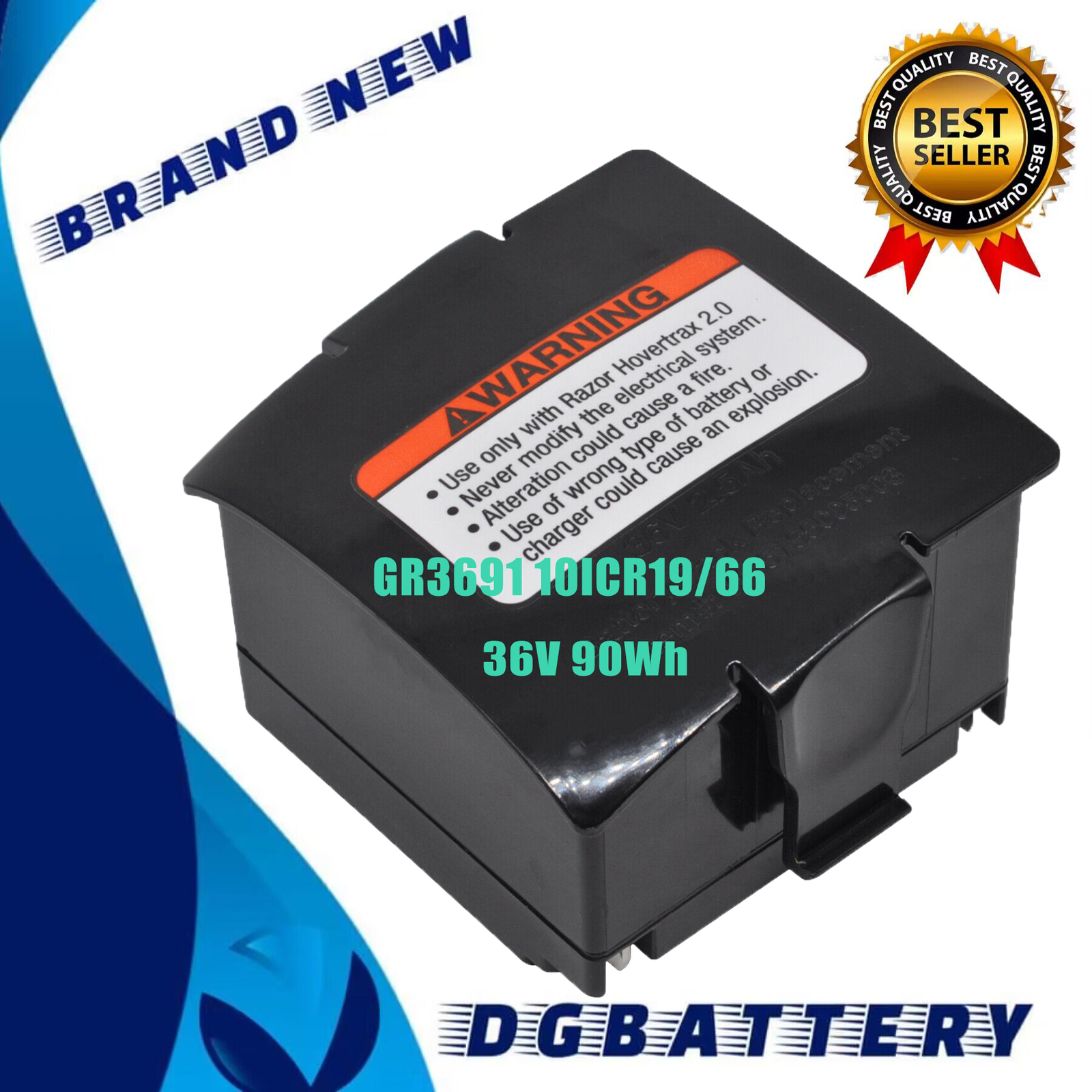 2500mAh 90Wh GR3691 Genuine Li-ion Battery 36V For Balance Scooter ...