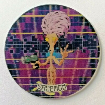 TAZO 3D DIGIMON VOL. I DKV #042 VADEMON 2020 PERU Pogs Flips Lenticular ...