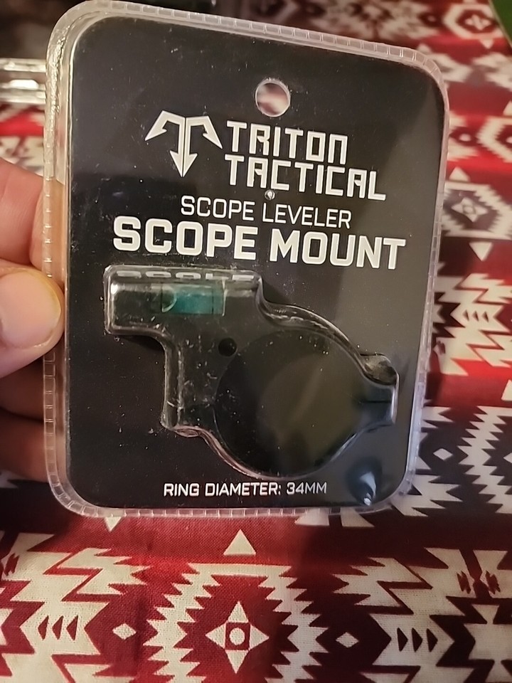TRITON TACTICAL 34MM RING SCOPE LEVELER SCOPE MOUNT LEVEL LONG RANGE ...