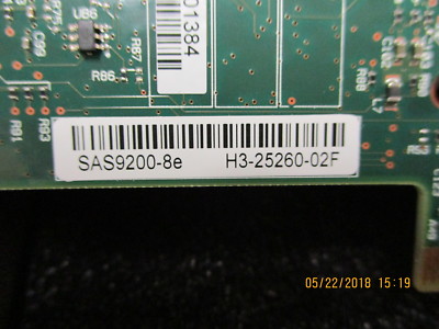 H3-25260-02F LSI Logic SAS9200-8E 6GB 8PORT EXT PCI-EXPRESS 2.0 X8 ...