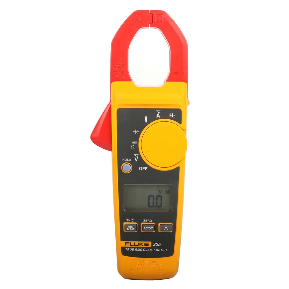 Fluke 325 Clamp Meter AC DC Voltmeter Ammeter Pliers Multitester True ...