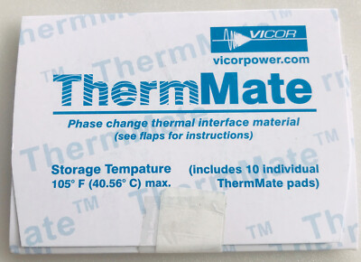 VICOR Thermal Pads For Vicor Converter 20265 Micro 2.2” X 1.37” 10 Pads ...