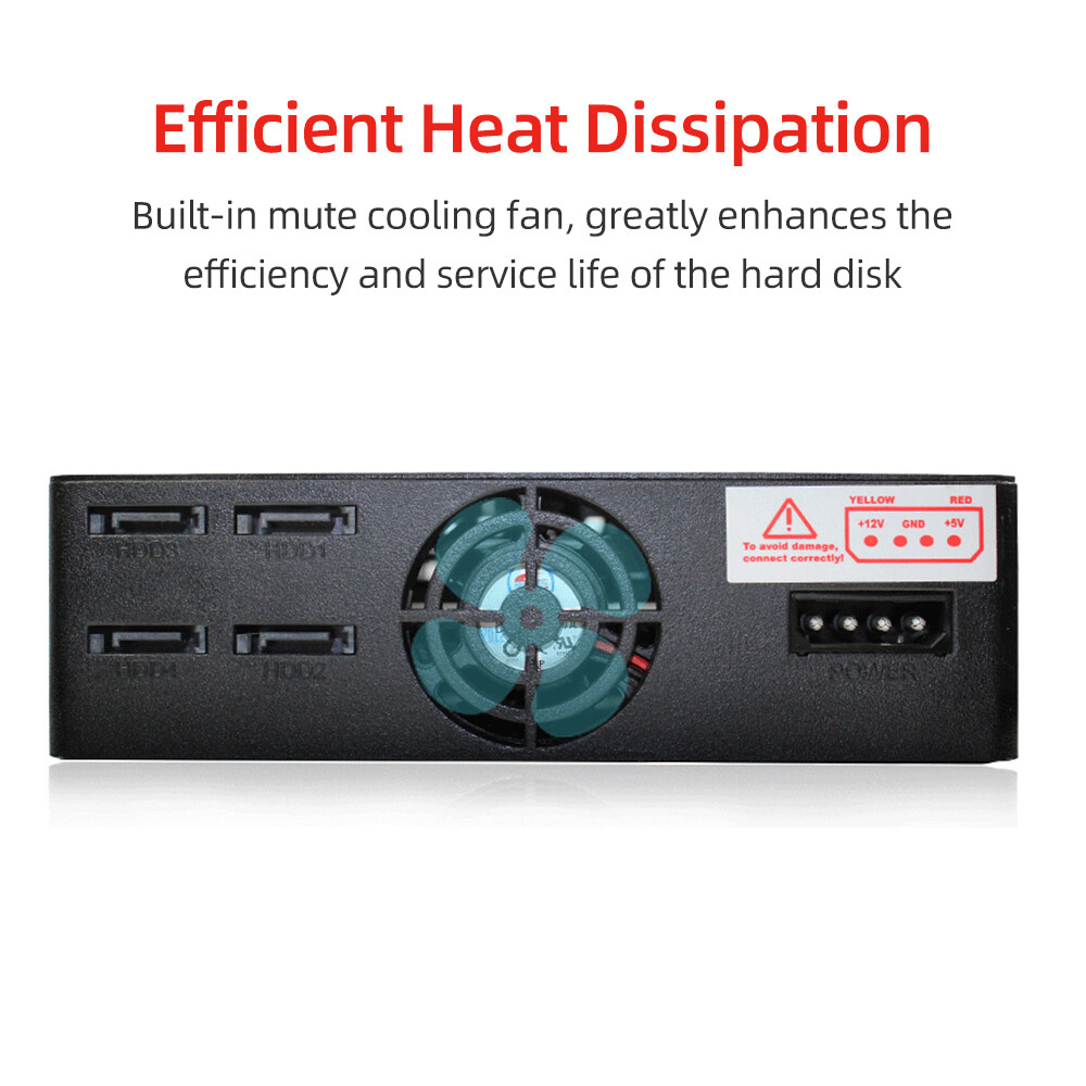 OImaster HE-2006 4-slot Internal Hard Disk Rack Support Four 2.5 inch ...