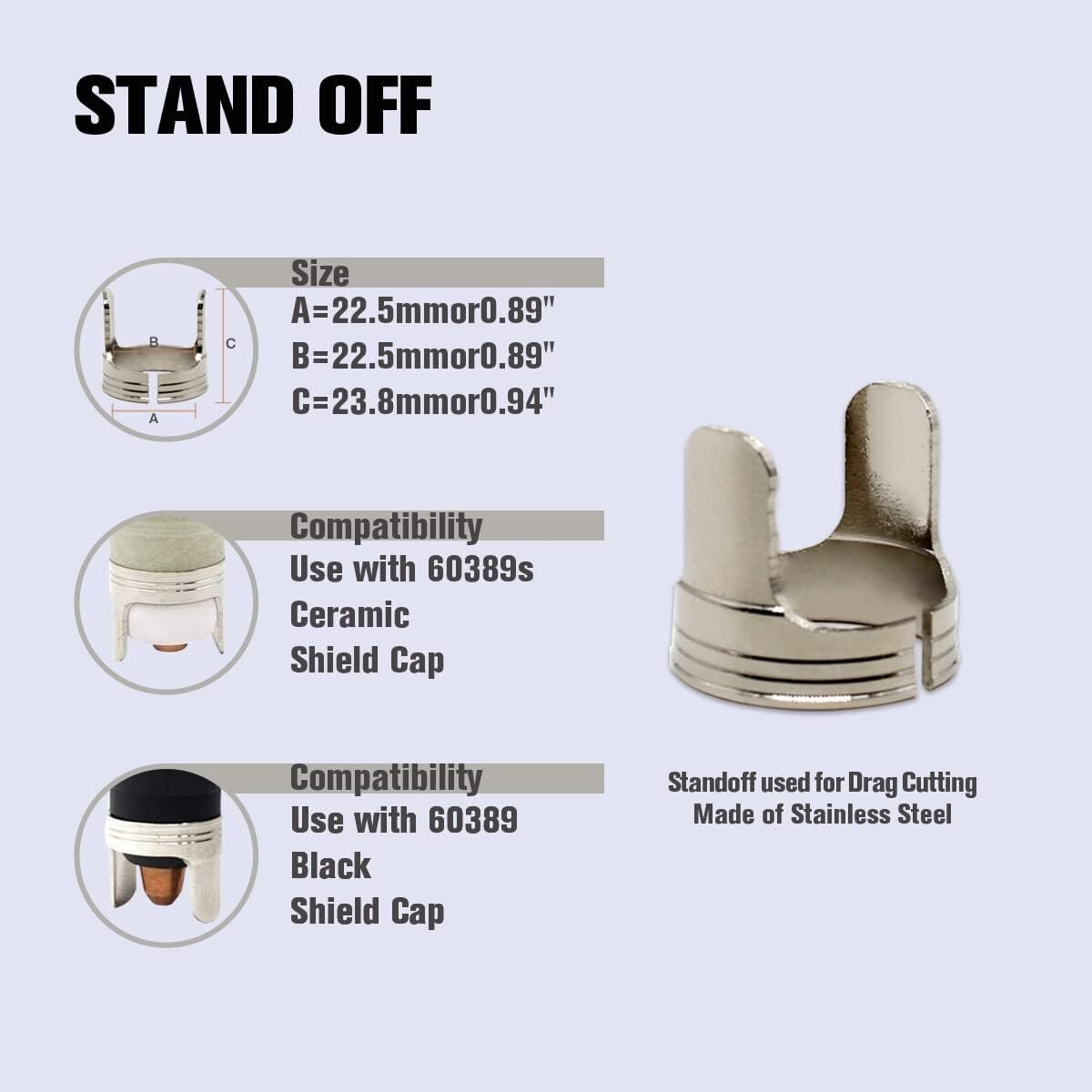 23 Pcs IPT-60 PT-60 IPT-40 PT40 Plasma Cutting Torch Tips Electrode ...