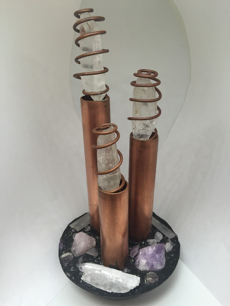 Deluxe Desktop Orgone Cloud Buster- Anti EMF/Chem - Chembuster - Orgone ...