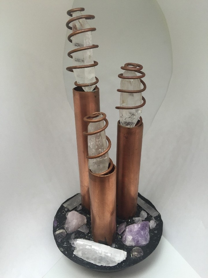 Deluxe Desktop Orgone Cloud Buster- Anti EMF/Chem - Chembuster - Orgone ...