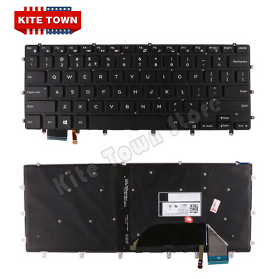 US Backlit Keyboard for Dell XPS 15 9550 9560 Inspiron 15 7558 7568 ...