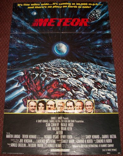 Meteor 1979 Vintage 1-Sheet Theatrical Poster 27x41 Sean Connery ...
