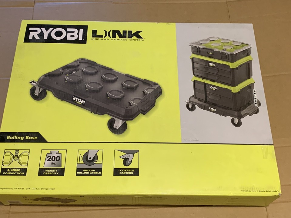 RYOBI Rolling Base Modular Wheel Dolly 18" Multi-Purpose 200 lb ...