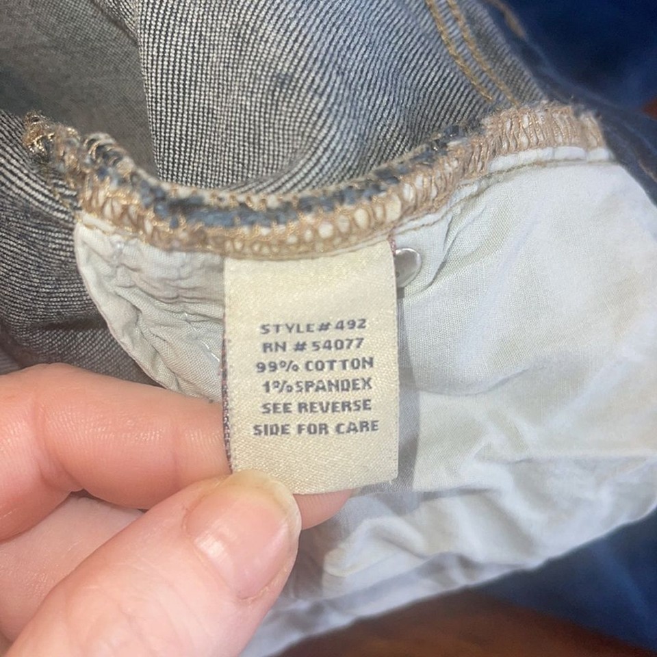 Cabi ladies Ruby skinny dark blue wash cropped raw hem jeans. Size 8 ...