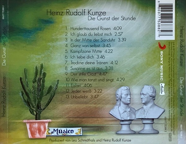 Die Gunst der Stunde von Heinz Rudolf Kunze (CD, 2011) 886977538827 ...