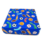 Morgan Kids Full Flannel Sheet Set - Sports football basketball soccer ...