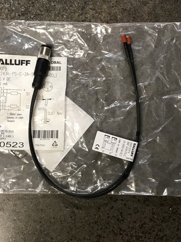 BALLUFF BMF00F9 MAGNETIC FIELD SENSOR BMF 243K-PS-C-2A-SA95-S4-00 3 N ...