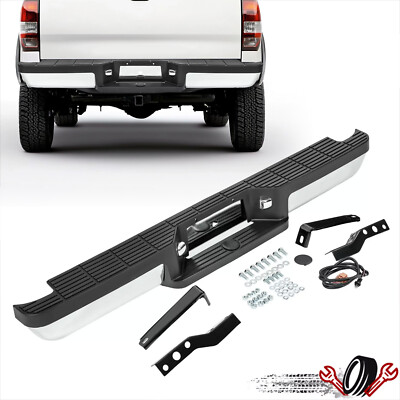 Chrome Steel Rear Step Bumper Assembly Face Bar For Ford Ranger ...
