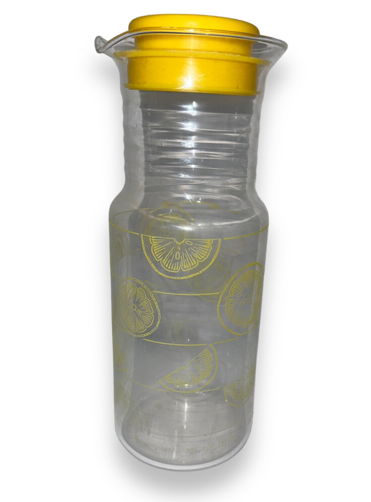 Vintage PYREX Corning Glass Juice Carafe Pitcher Lemons 1.5 QT 1.5 L ...