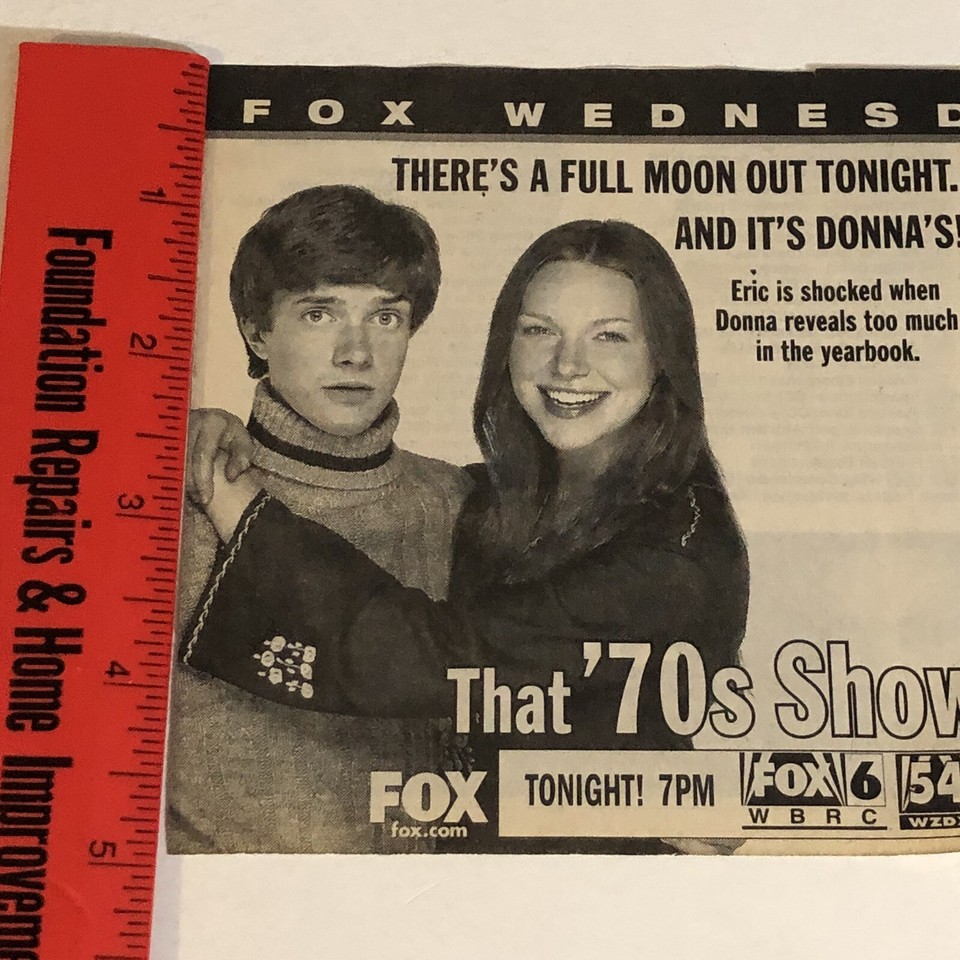 That 70’s Show Tv Guide Print Ad Laura Prepon Topher Grace TPA17 | eBay