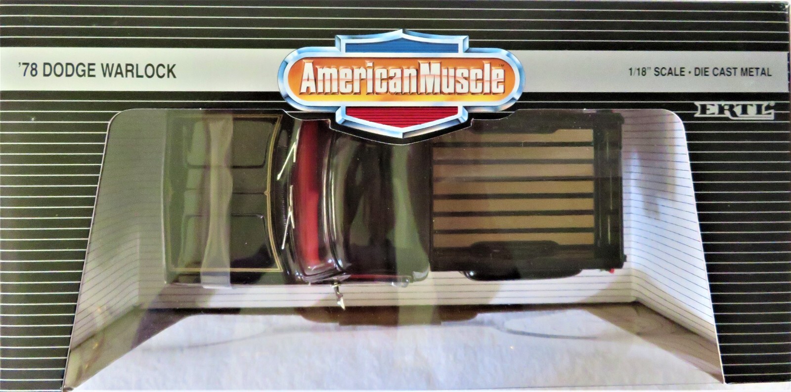 Ertl American Muscle '78 Dodge Warlock 1:18 Diecast Vehicle - Black ...