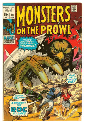 MONSTERS ON THE PROWL #10 5.0 // STEVE DITKO & MARIE SEVERIN COVER ...