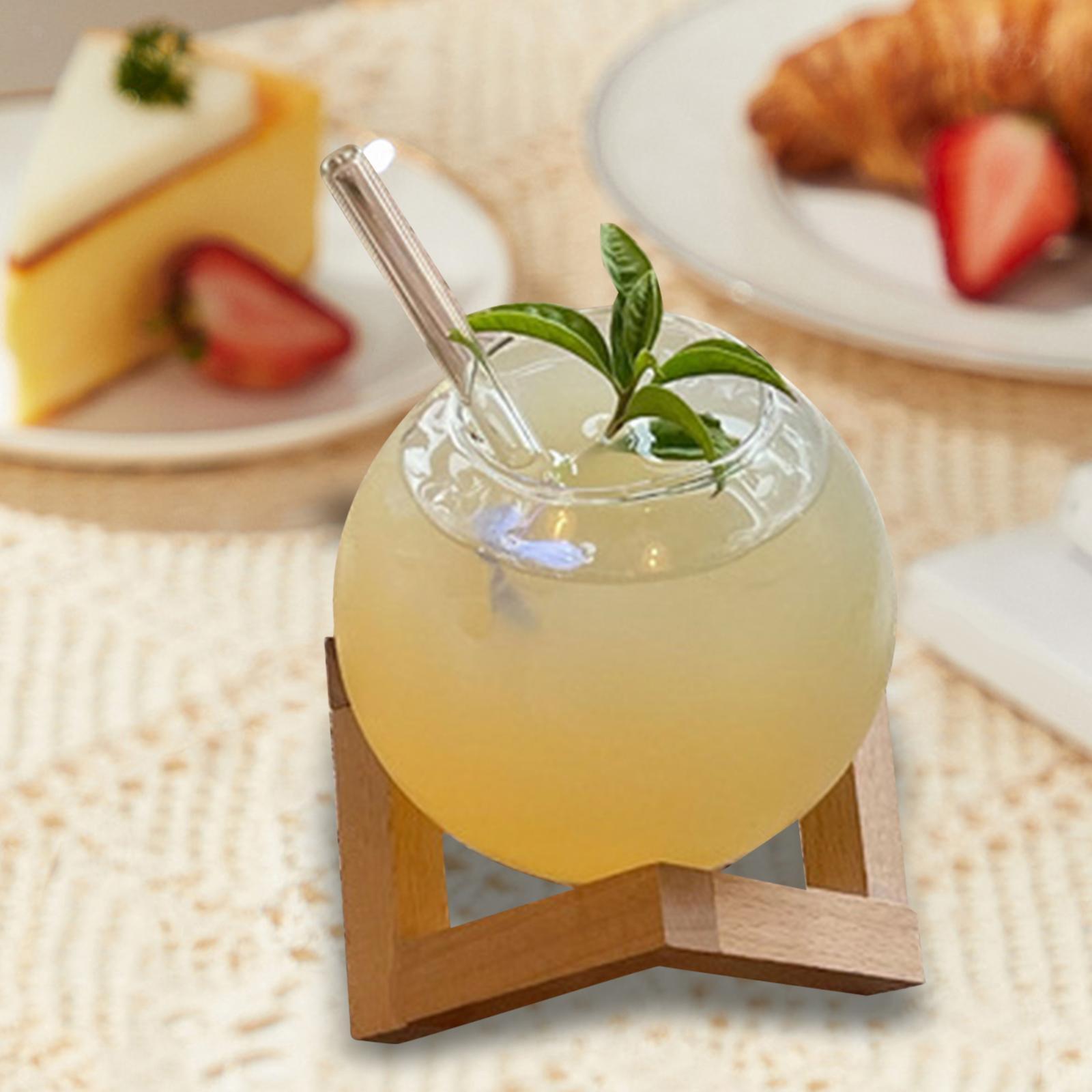 Cocktail Glass Cup Ball Shape Glassware Martini Glass Spherical Crystal ...