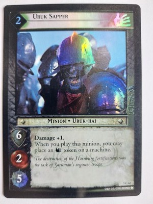 LOTR TCG Battle of Helm's Deep URUK SAPPER 5C62 FOIL NM | eBay