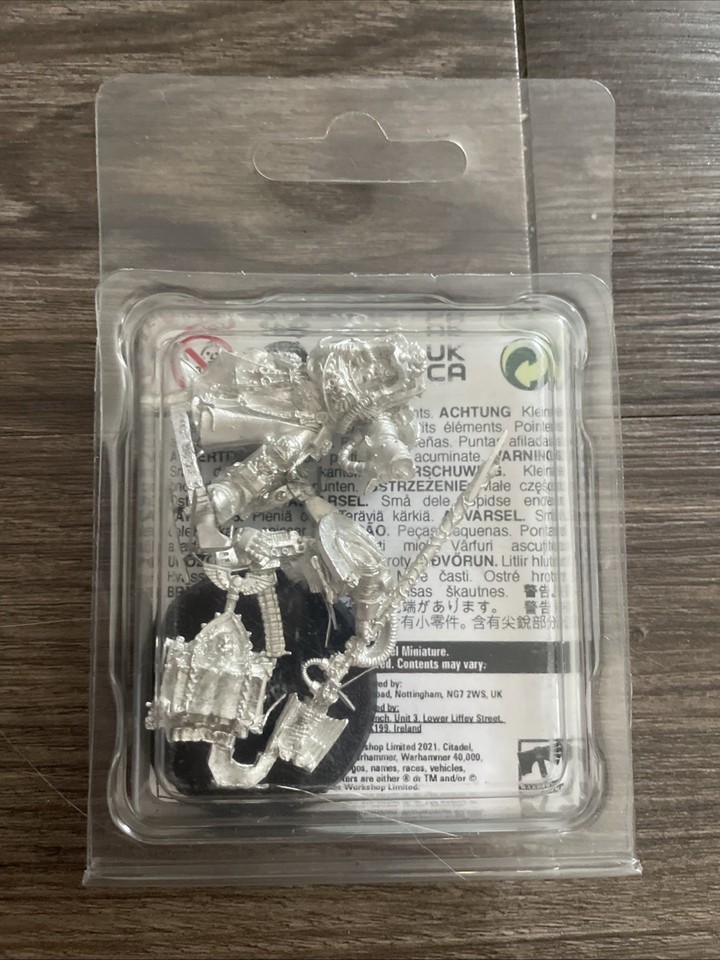 Warhammer 40K Space Marine Librarian Terminator NIB Metal - OOP Citadel ...
