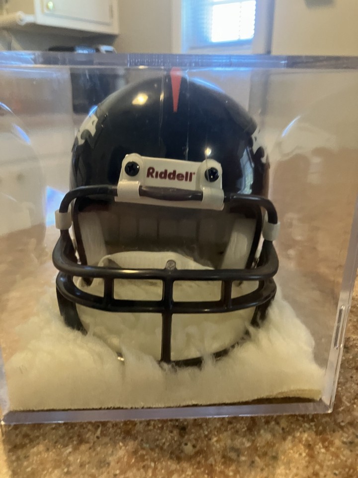 Riddell NFL Denver Broncos Mini Helmet with display case. | eBay