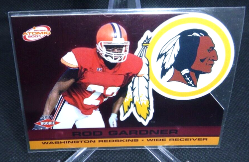 2001 Prism Atomic Red Football Rod Garner Rookie Card 121/310 ...
