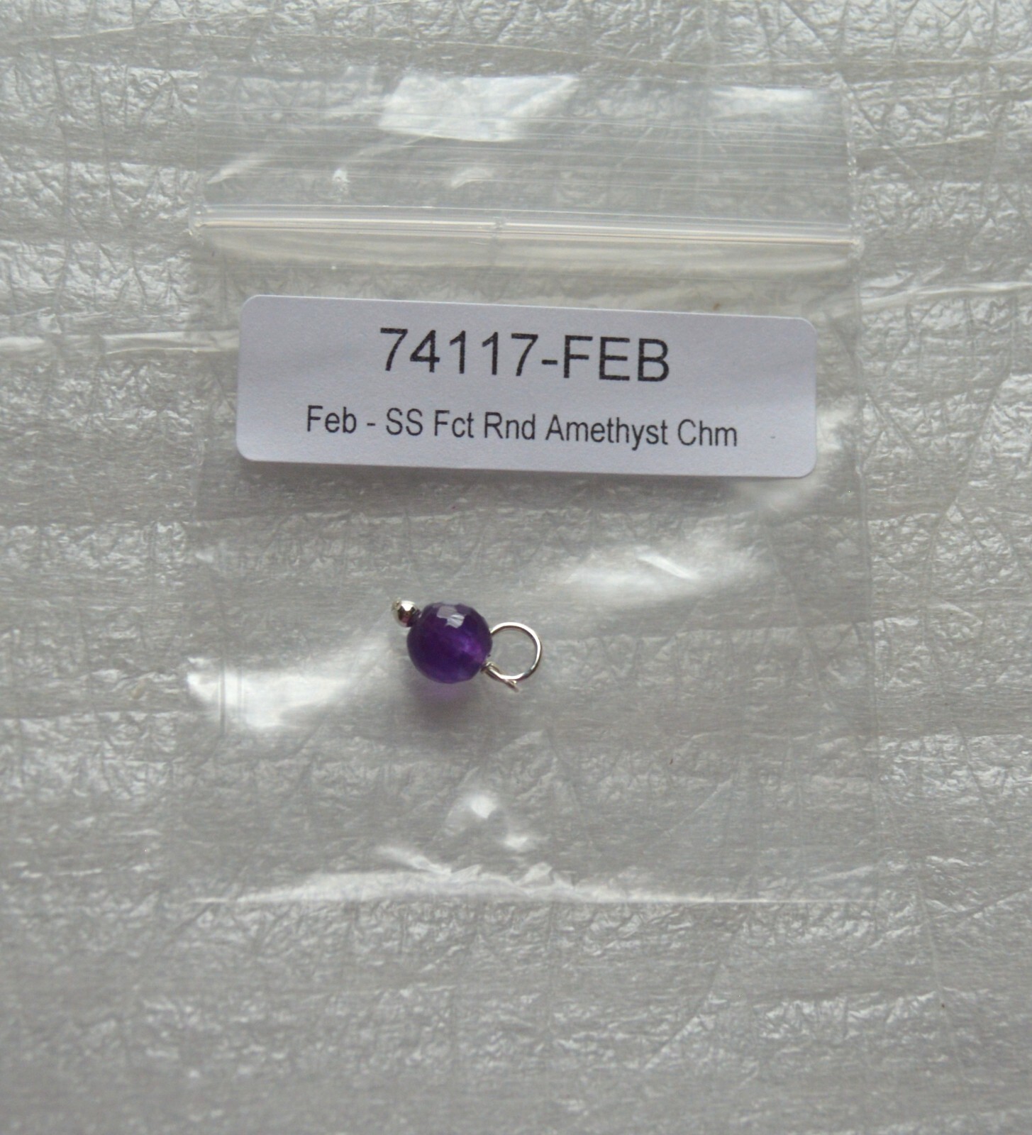 Birthstones February Amethyst Charm Birthday Collectibles Accessories ...