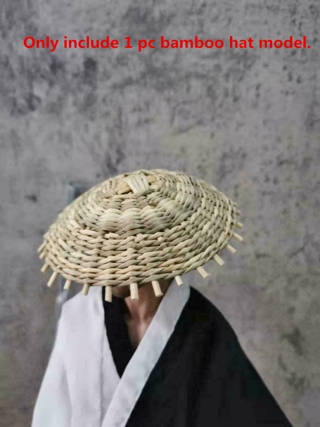 1/6 Scale Japanese Samurai Kamishimo Straw Bamboo Hat Model for 12 ...