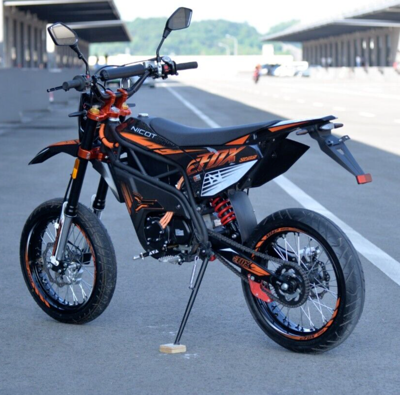 4 Gear Fully Electric Off Road Dirt Bomber Motocross Bike 65 MPH+ 50 ...