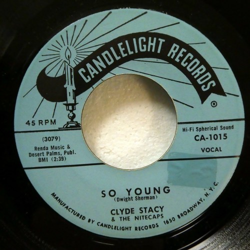Clyde Stacy 45 Hoy / Très Young Bougie Rockabilly CT 1968 | eBay