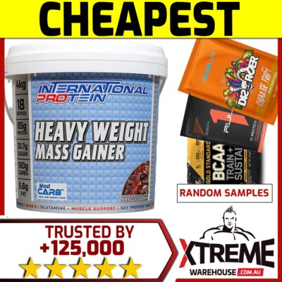 INTERNATIONAL PROTEIN HEAVY WEIGHT MASS GAINER 4KG // SERIOUS MASS ...