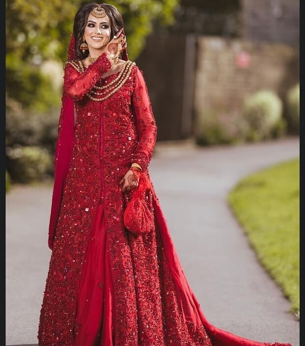 Red Pakistani Wedding Dresses