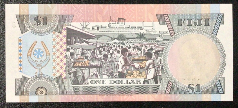 1987 FIJI PAPER MONEY - ONE DOLLAR UNCIRCULATED BANKNOTE! | eBay