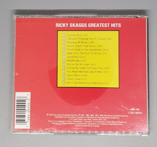 Ricky Skaggs Greatest Hits by Ricky Skaggs (CD, 1987) | eBay