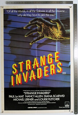 STRANGE INVADERS Nancy Allen Paul Le Mat HORRRO SCI-FI Orig AUS One ...