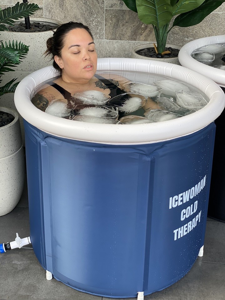 Portable Ice Bath Tub Athletes Cold Hot Water Therapy | eBay