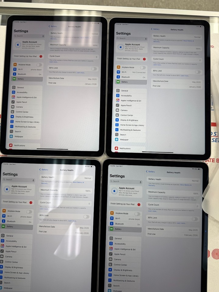 Apple iPad Air 11" - 256GB - M3, 2025 - Wi-Fi - Space Gray A3266 - Open ...