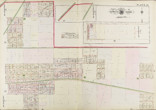 1905 DENVER, COLORADO, ELYRIA-SWANSEA 36TH AV - 54TH AV R.H. BAIST ...