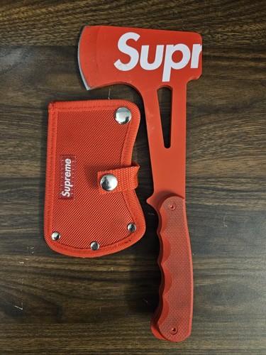 SOG SS18 Supreme Hand Axe - Red Pre Owned | eBay