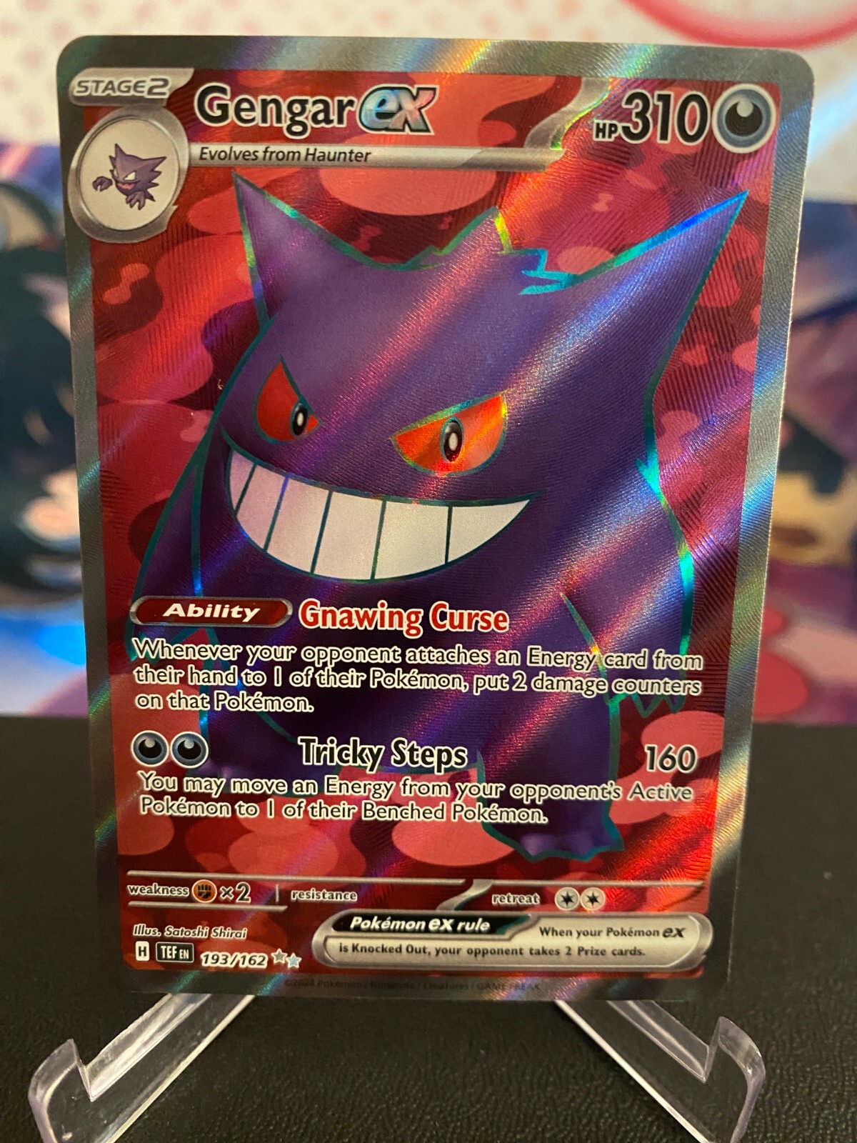 Pokemon Gengar ex 193/162 Temporal Forces Ultra Rare | eBay